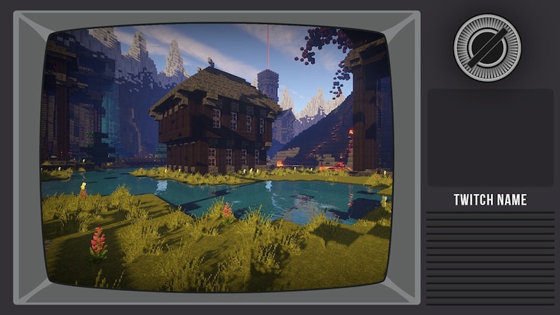 Retro CRT Twitch Overlay Stream Package - Etsy