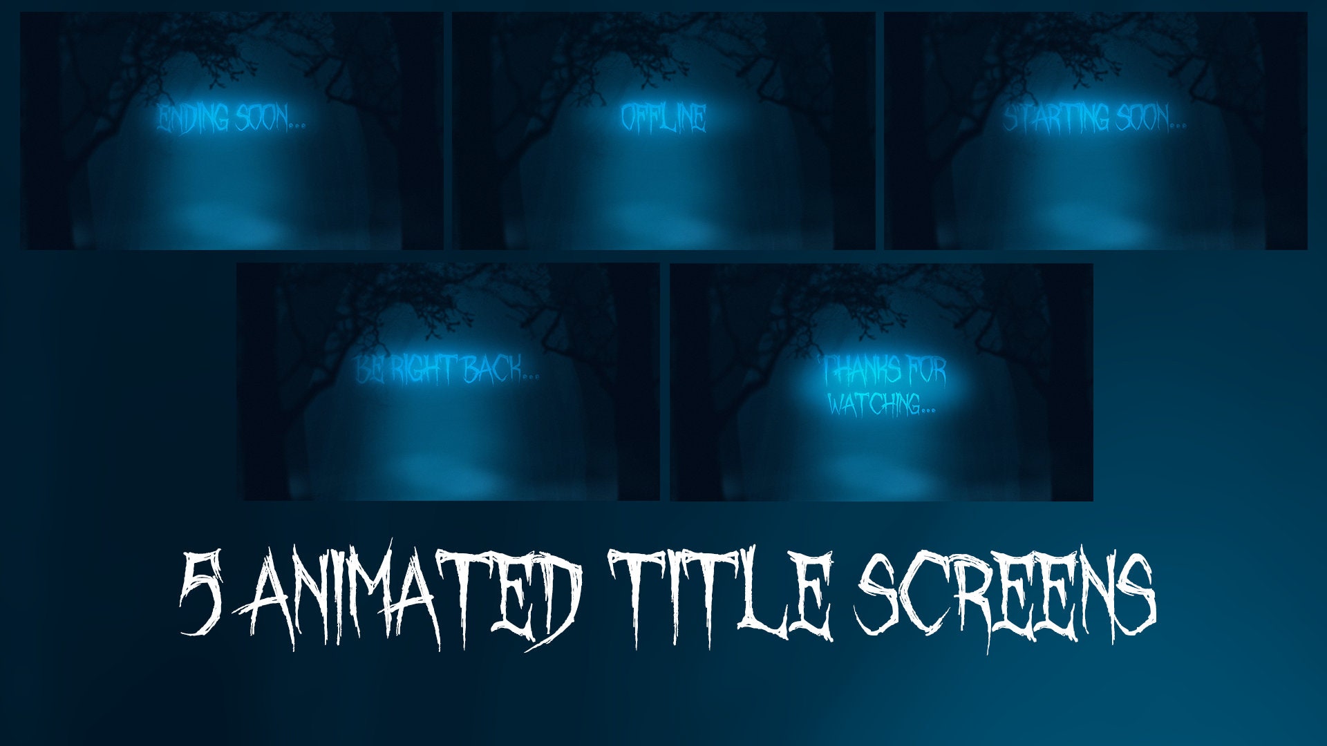 Animated Phasmophobia Stream Package - Etsy