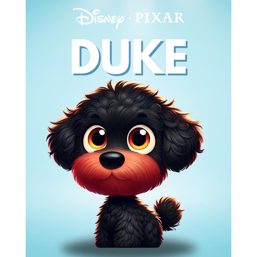 Custom Pet Portrait From Photo Pixar-style Animated Pet Personalized ...