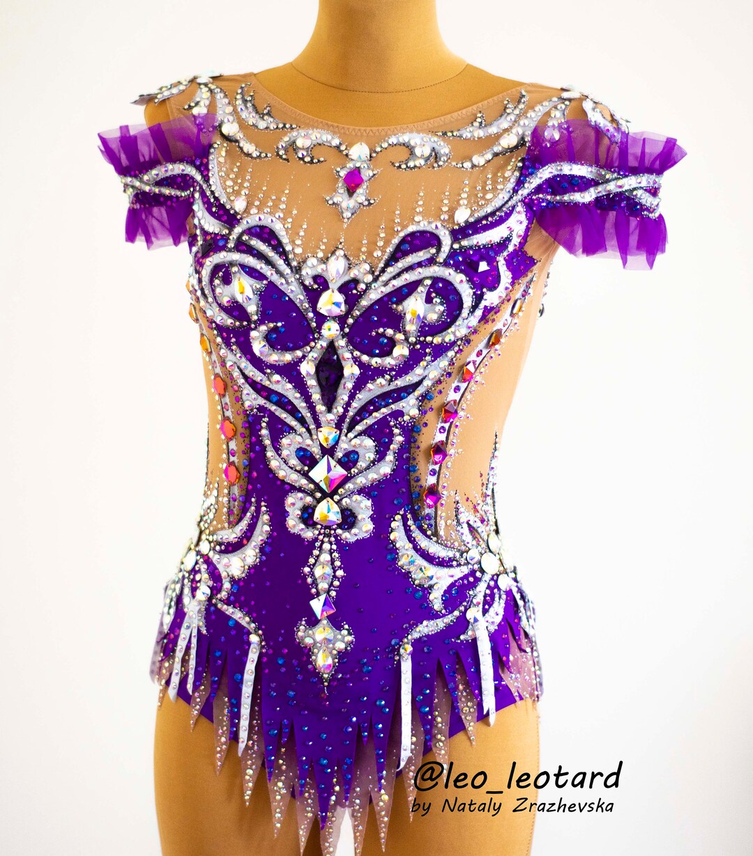 Rhythmic Gymnastics Leotard Violet / RG Leotard to Order / Competition Leotard Custom Made - Etsy