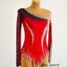 Rhythmic Gymnastics Leotard Red / RG Leotard Custom - Etsy