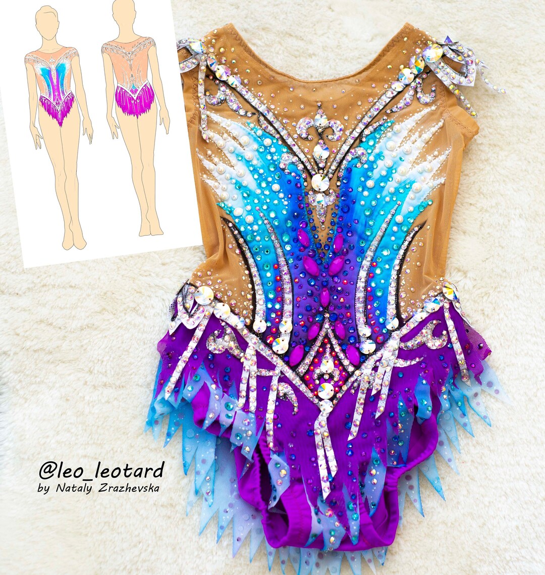 Rhythmic Gymnastics Leotard Custom / RG Leotard to Order - Etsy