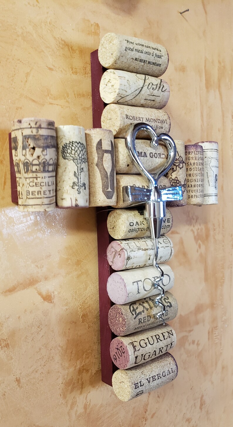 I Love Wine is a Unique Hand Decorated Wall Cross / Vintage Jewelry ...