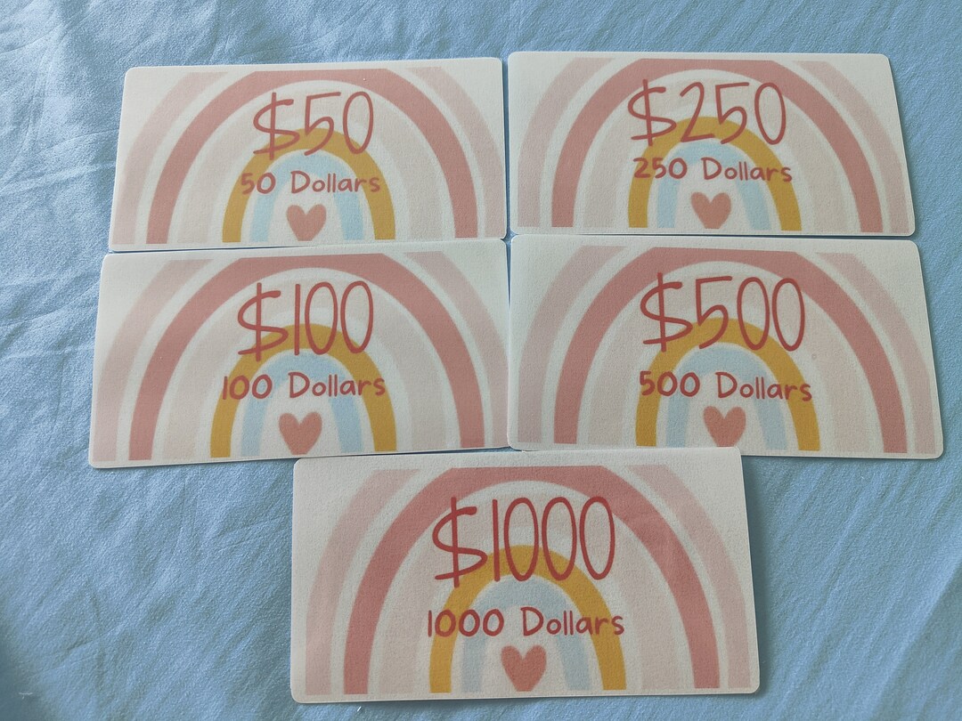 Rainbow Placeholders | A6 Printable | Cash Envelopes | Budget Binders ...