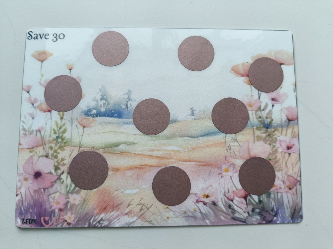 Enchanted Haven Scratch Offs| Savings Challenges | A5 Cash Envelopes ...