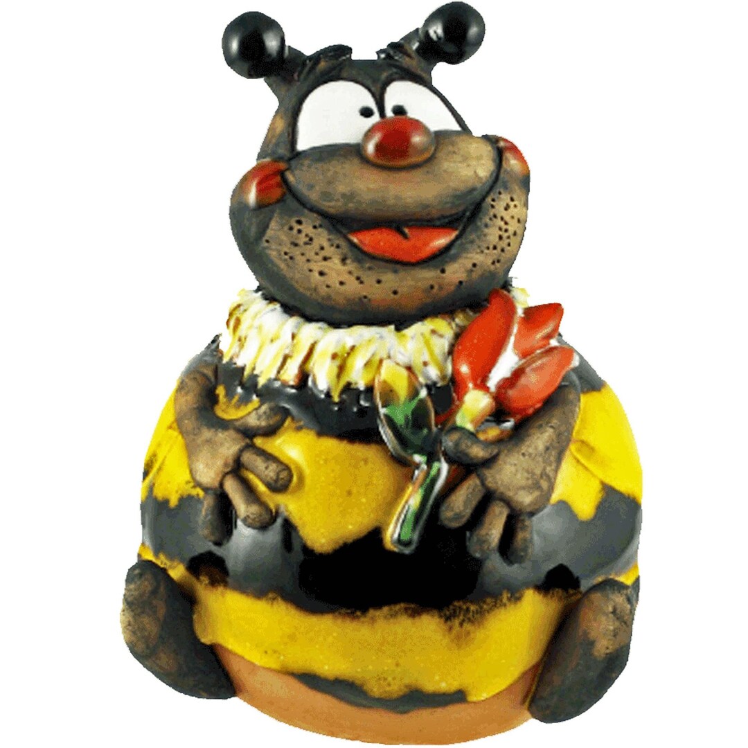 Willy the Flying Bee - Garden Decoration Ceramic Hand Made - Etsy