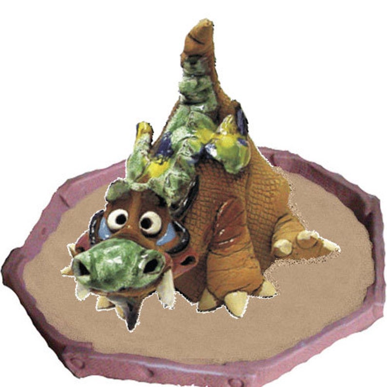 Pupsi der Drache Räucherfigur - Etsy.de