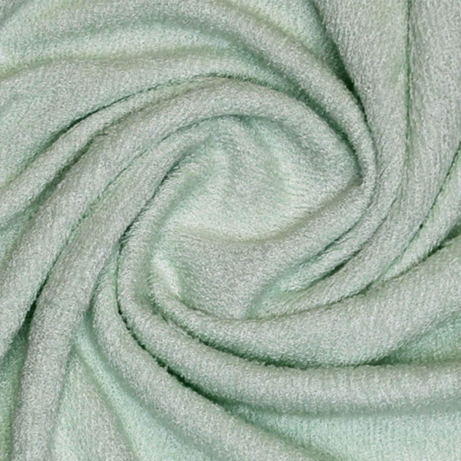 Bamboo Terry Cloth - Mint- Sold by the 1/4 Meter - Etsy