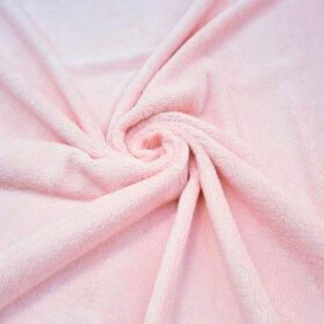 Bamboo Terry Cloth Baby Pink Sold by the 1/4 Meter - Etsy