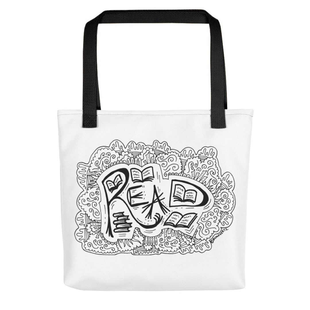 Read Tote Bag, Read Bag, Book Bag, Writer Bag, Author Bag, Teacher Bag ...