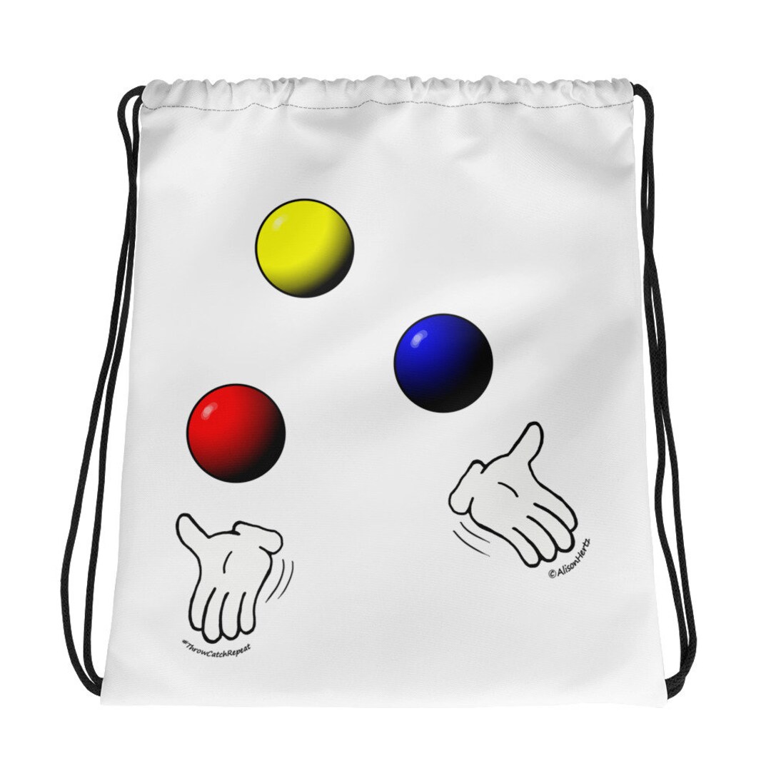 Ball Juggling Drawstring Bag, Juggling Props Bag, Drawstring Juggling ...