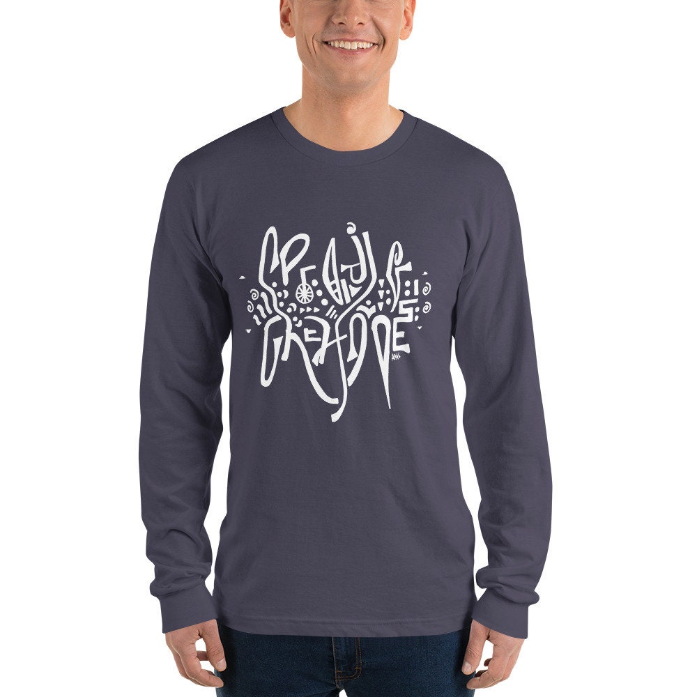 Secret Word Long Sleeve T-shirt (unisex), Hidden Message Shirt ...