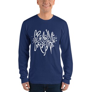 Secret Word Long Sleeve T-shirt (unisex), Hidden Message Shirt ...