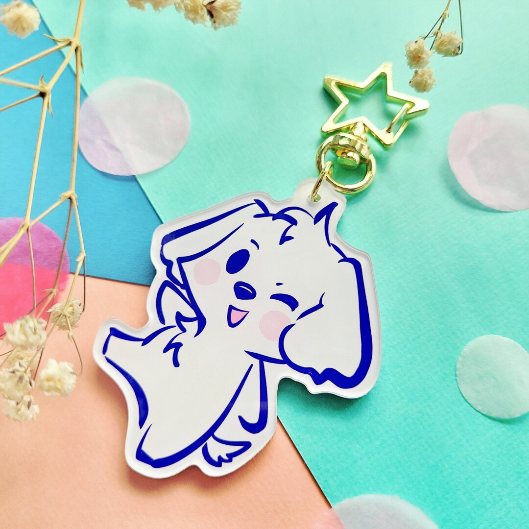 Sugar Maltese Puppy Acrylic Keychain - Etsy