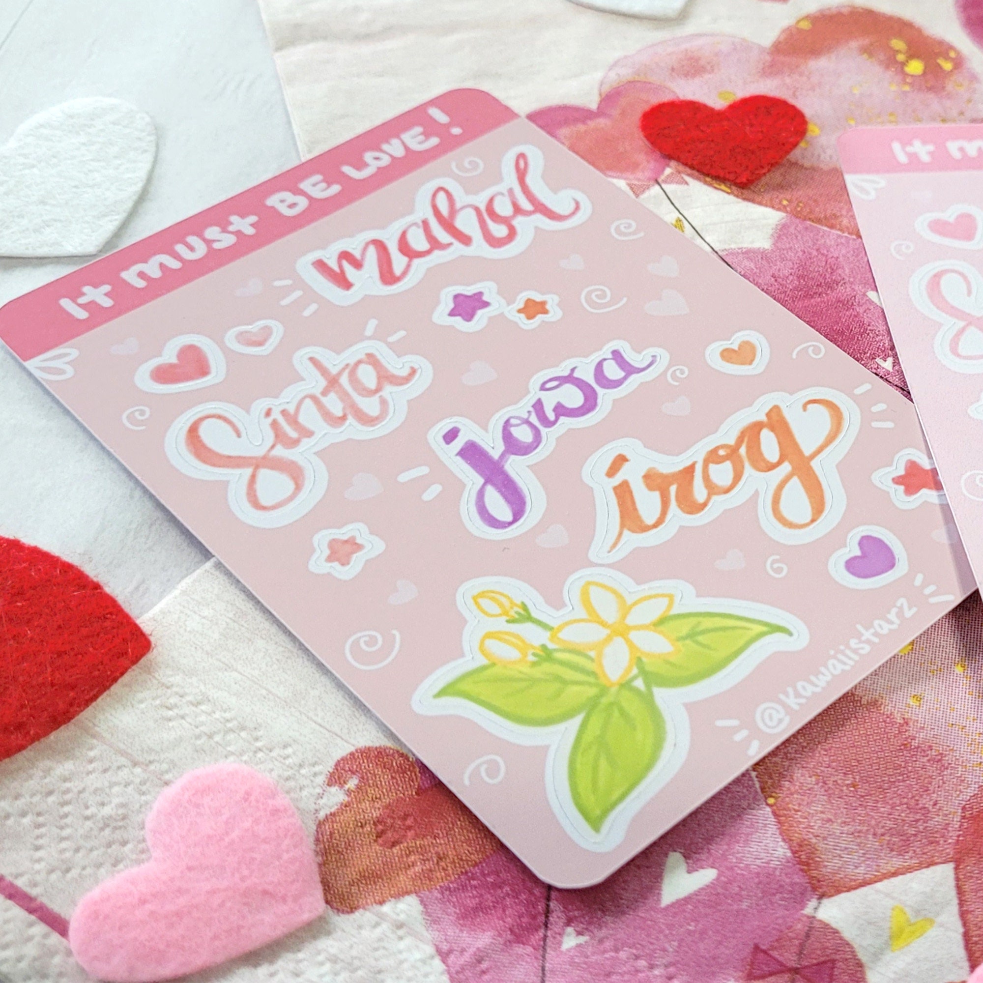 Filipino Tagalog Sweetheart Terms of Endearment Sticker Sheet Journal ...