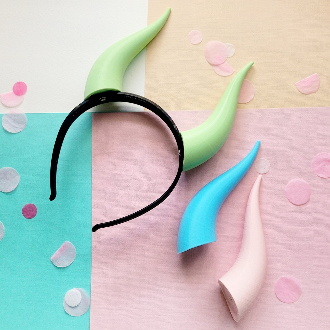 Wavy Horn Cosplay Costume Headband - Etsy