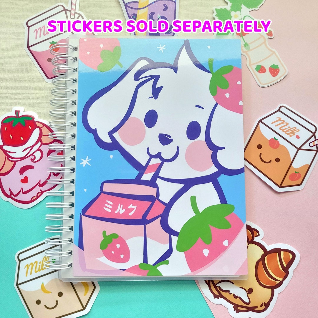Strawberries and Cream Maltese Reusable Sticker Book - Etsy