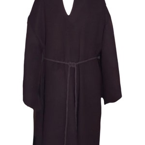 Monk Robe With Hood & Capelet Rope Belt From Polyester Wool Custom Made ...