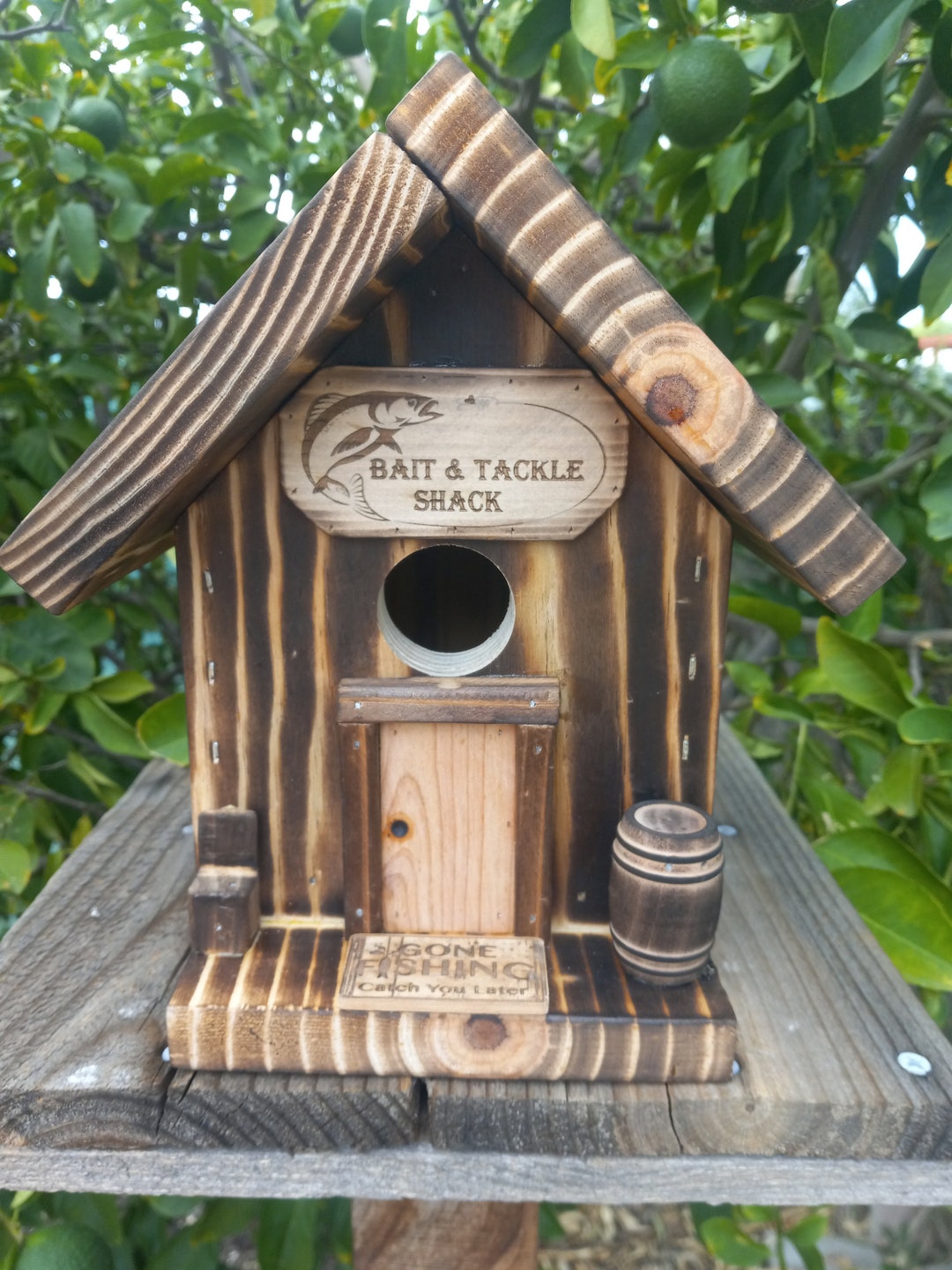 Bait & Tackle Shack, Birdhouse - Etsy