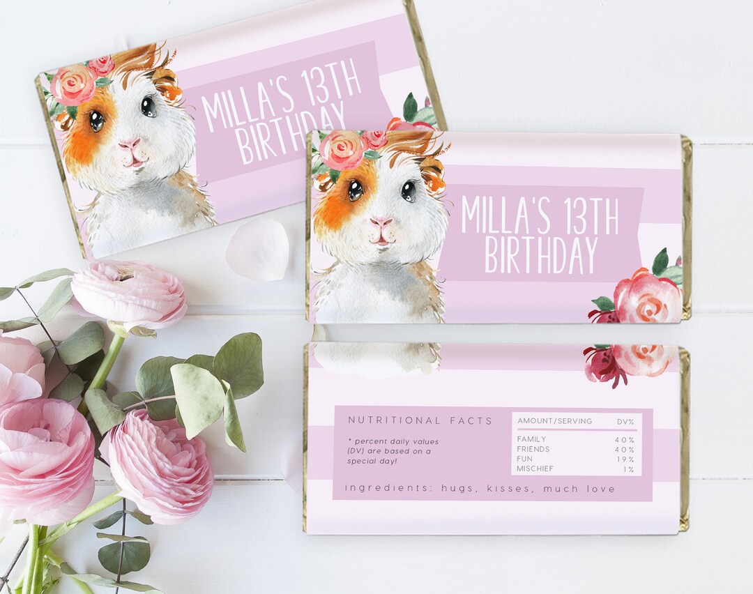 Chocolate Bar Wrapper INSTANT DOWNLOAD Chocolate Wrappers, Candy Bar ...