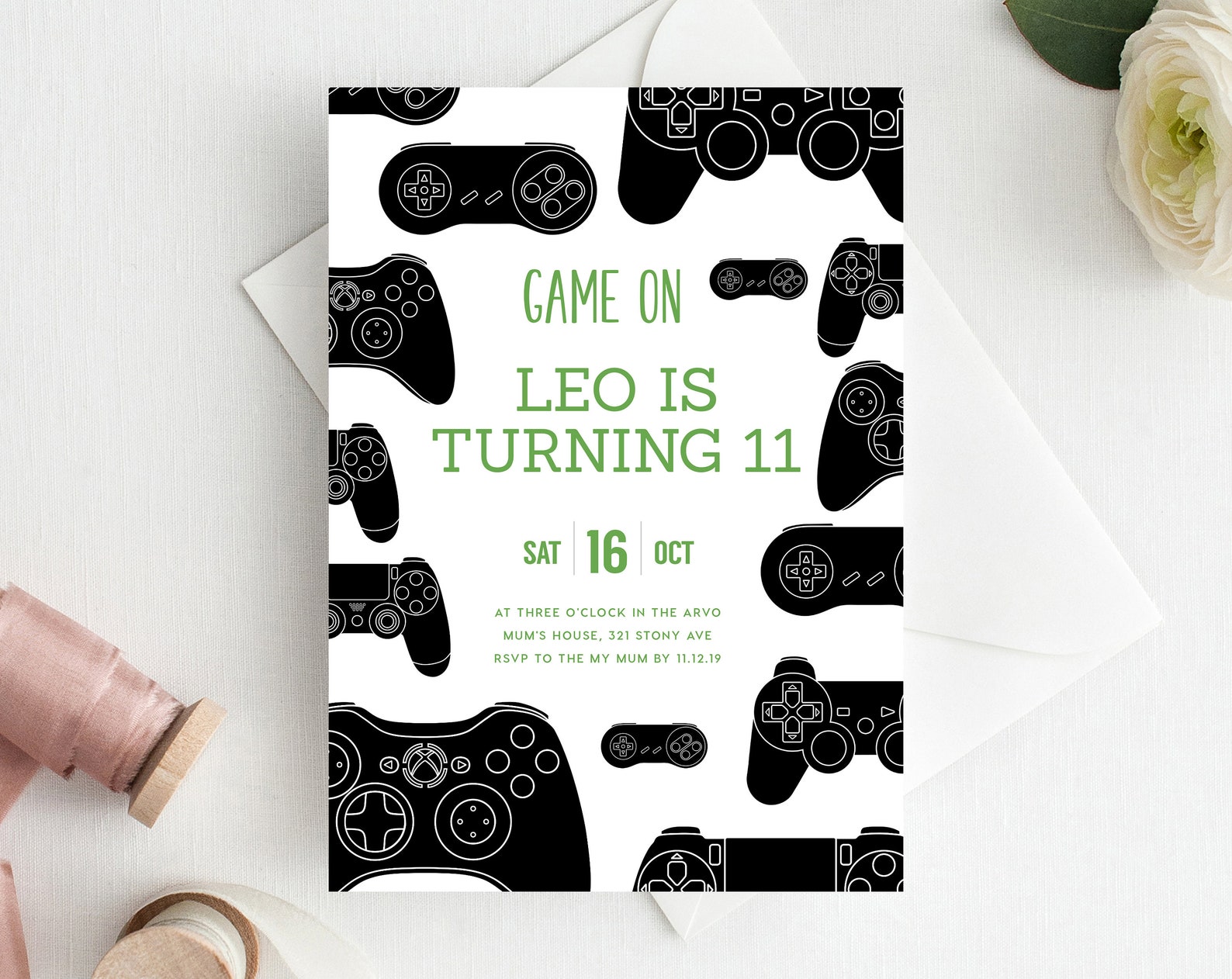 11th-birthday-invitation-instant-download-eleventh-birthday-etsy-uk