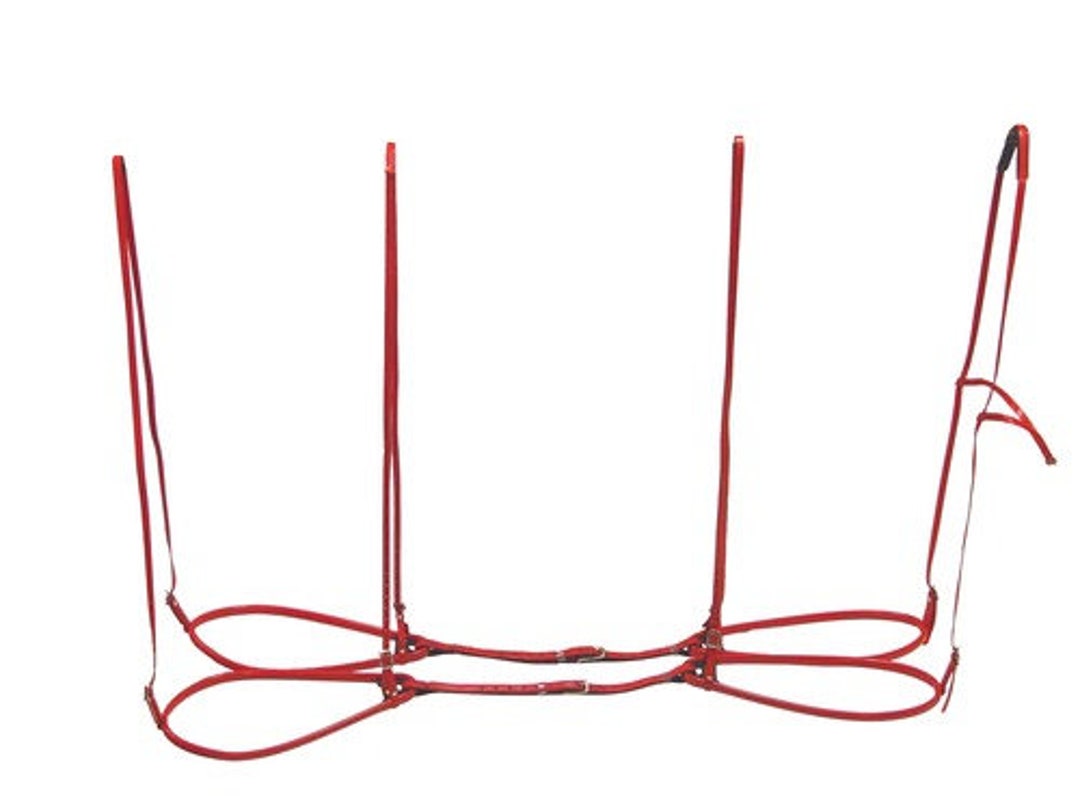 Harness Racing Pacing Adios Sprint Hopples Set With 4 Loops, Connecting ...