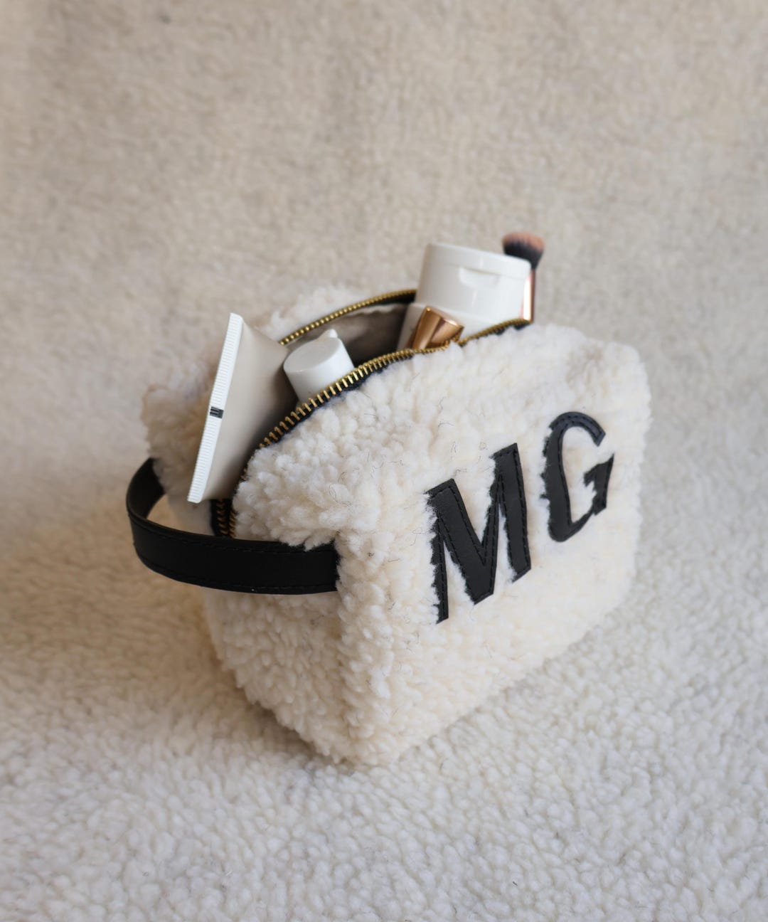 Personalized Sherpa Pouch | Custom Makeup Bag | New Style | Exclusively ...