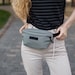Grey Fanny Pack - Etsy