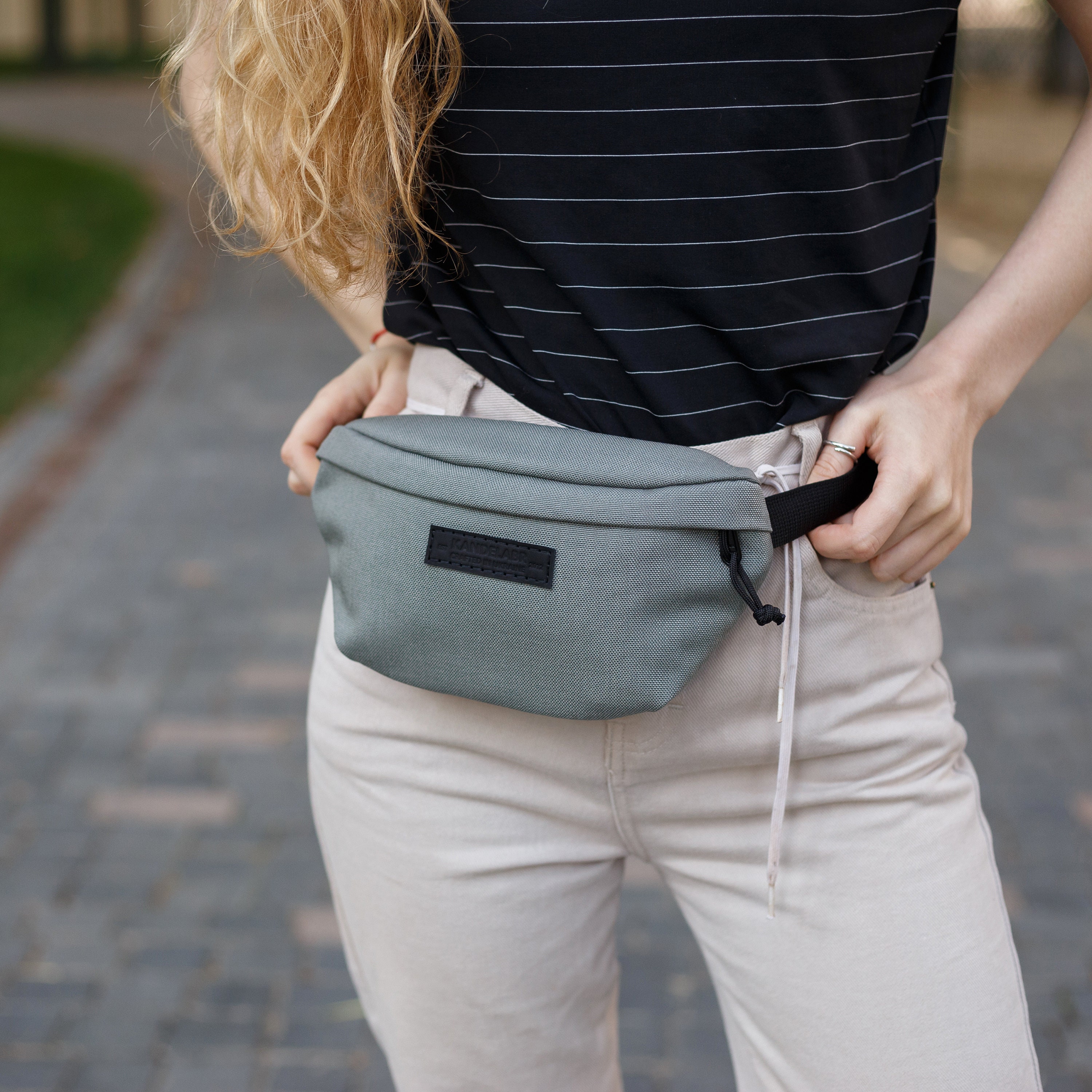 Grey Fanny Pack | Etsy