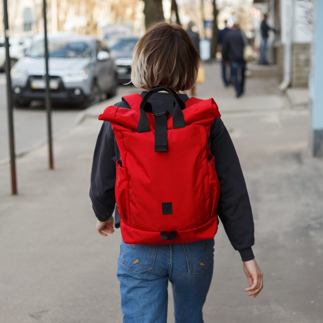 Backpack Roll Top / Laptop Rolltop / Women Backpack / Men Backpack ...