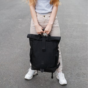 Backpack Roll Top / Laptop Bag / Women Backpack / Men Backpack ...