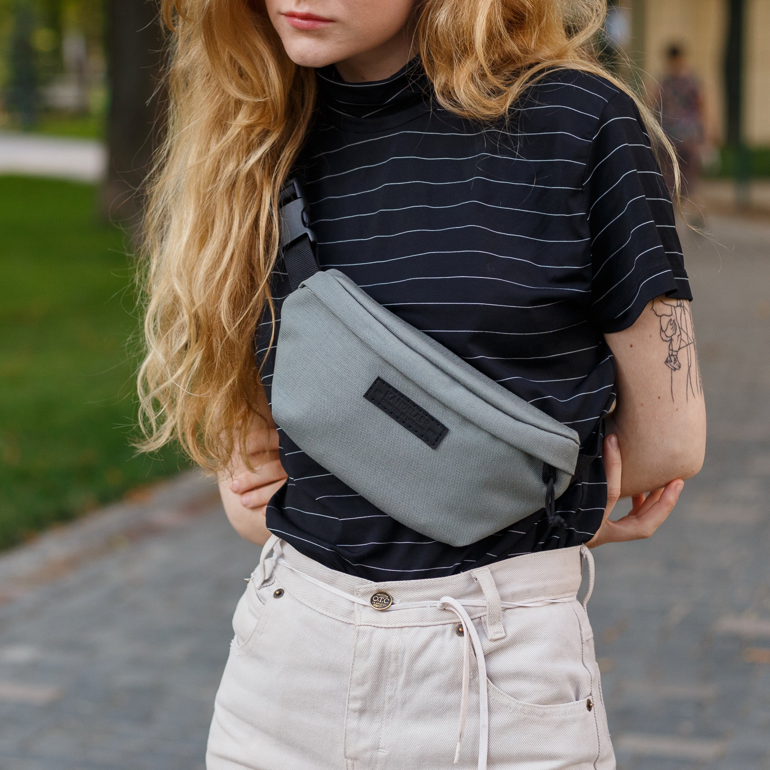 Grey Fanny Pack - Etsy