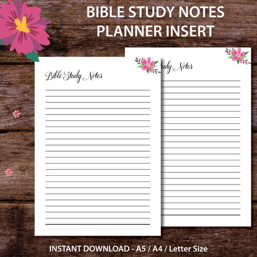 Prayer Journal Bible Printable B6 Inserts Midori Insert | Etsy