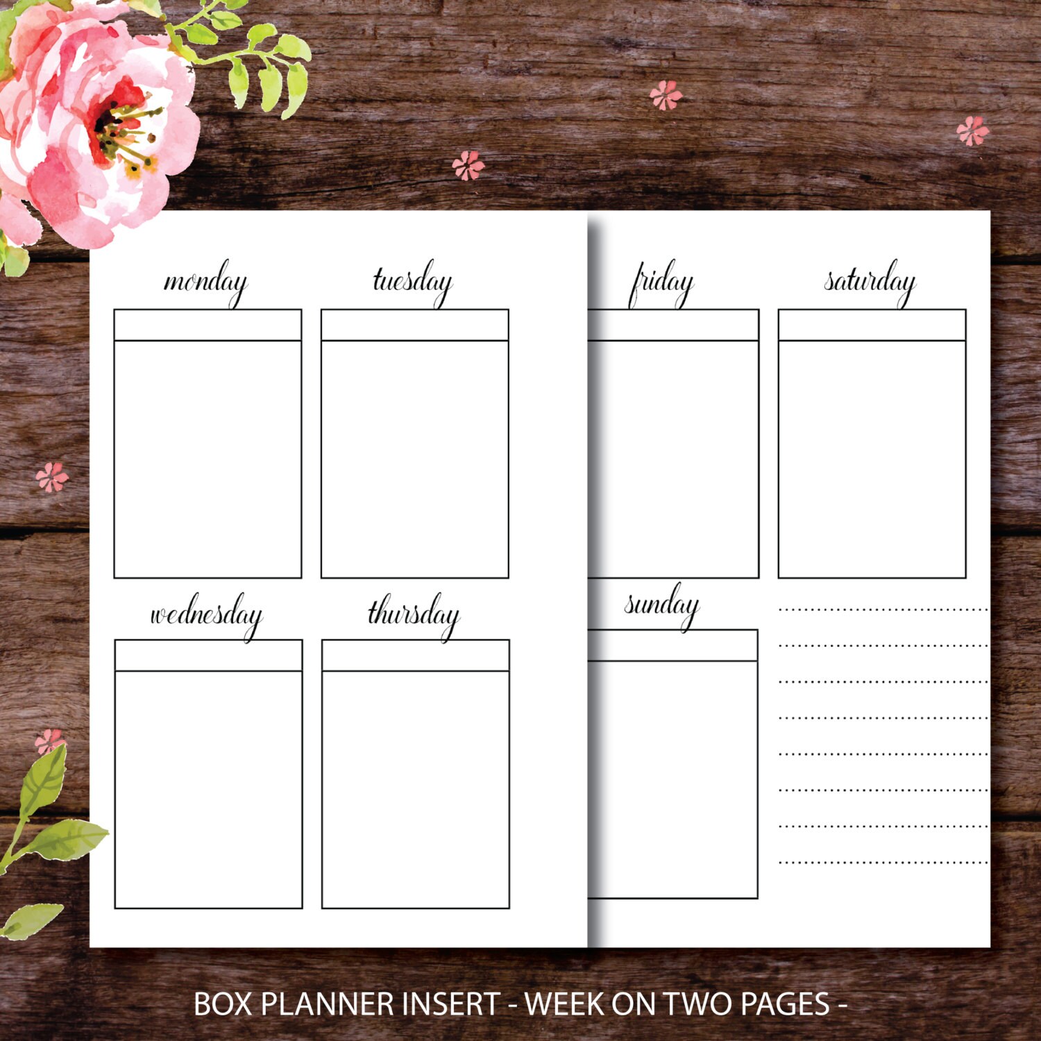 Blank Box Planner Vertical Weekly Planner Full Box Size Week On 2 blank-box-planner-vertical-weekly-planner-full-box-size-week-on-2