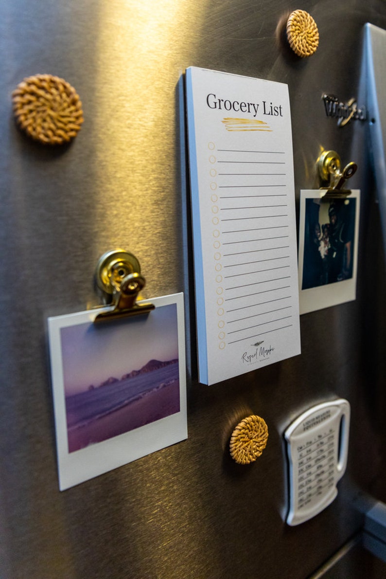 Grocery List | Magnet Notepad - Etsy
