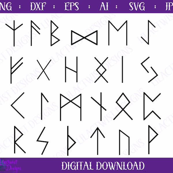 Norse Runes Svg - Etsy