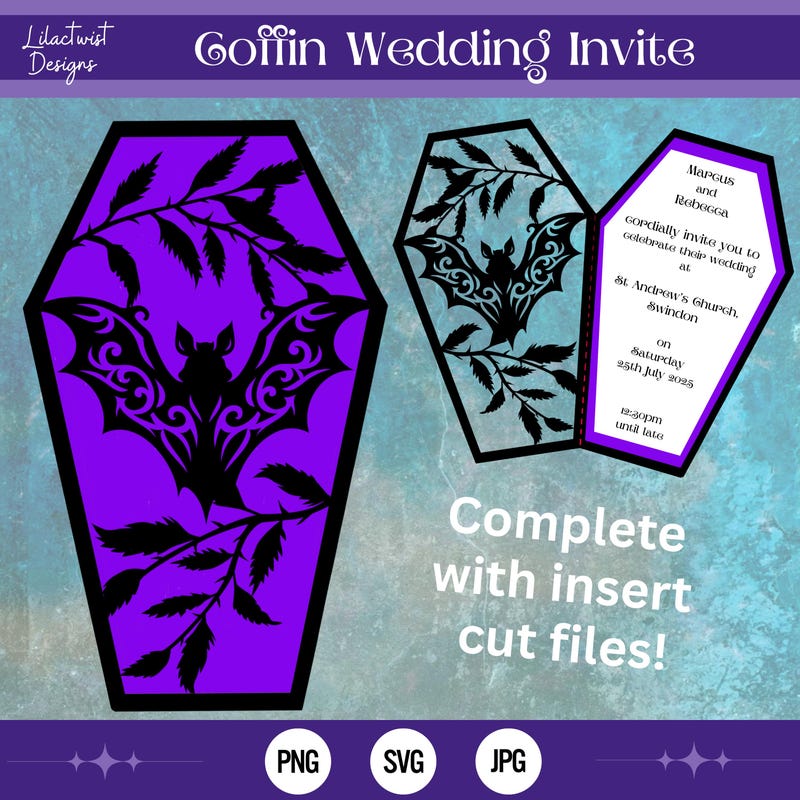 Coffin Invitation - Etsy Australia