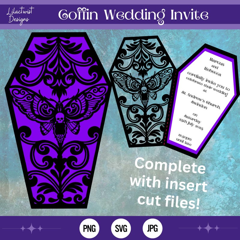 Coffin Invitation - Etsy Australia