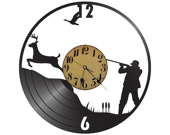 Hunting Vinyl Clock - Etsy