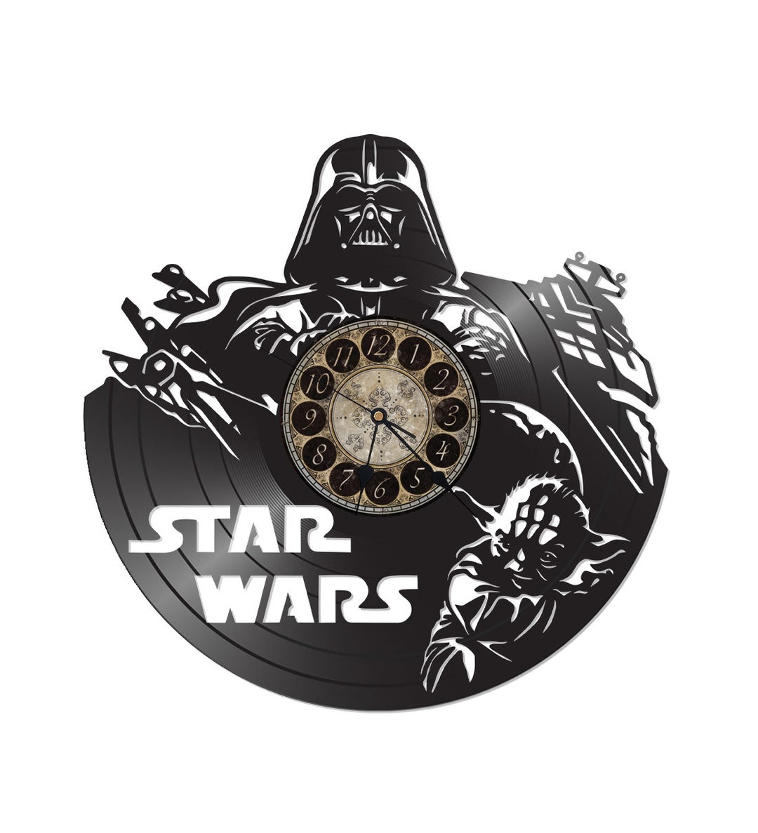 Vinyl Record Clock ** FREE SHIPPING** - Records for Wall - Vintage - Re ...