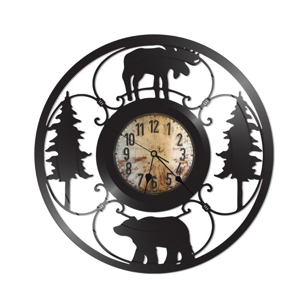 Deer Clock - Etsy