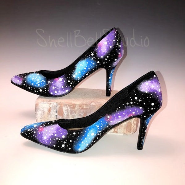 Painted High Heels - Etsy