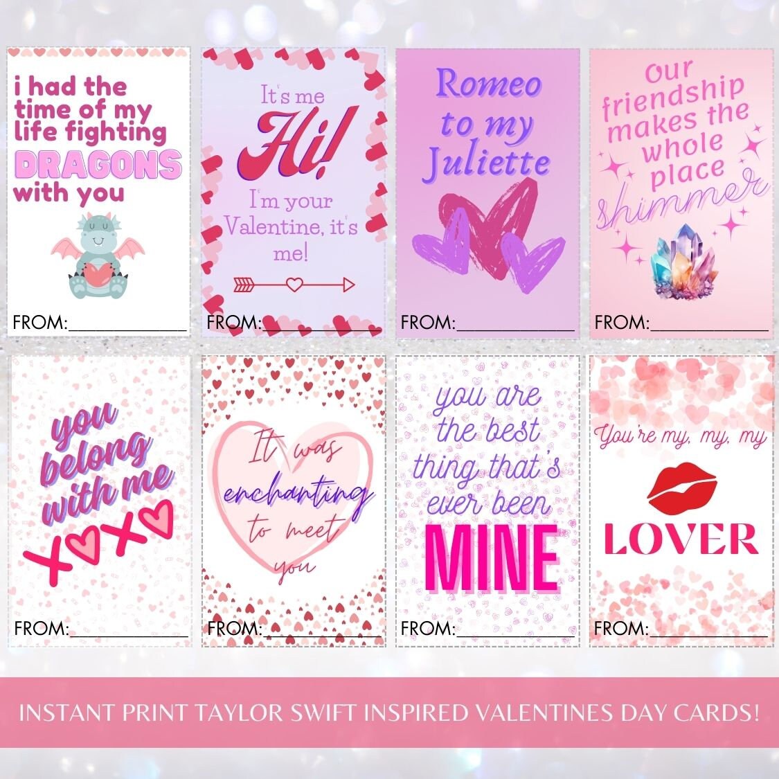Swifty Valentines Day Cards Taylor Swift Valentines Day Printable ...