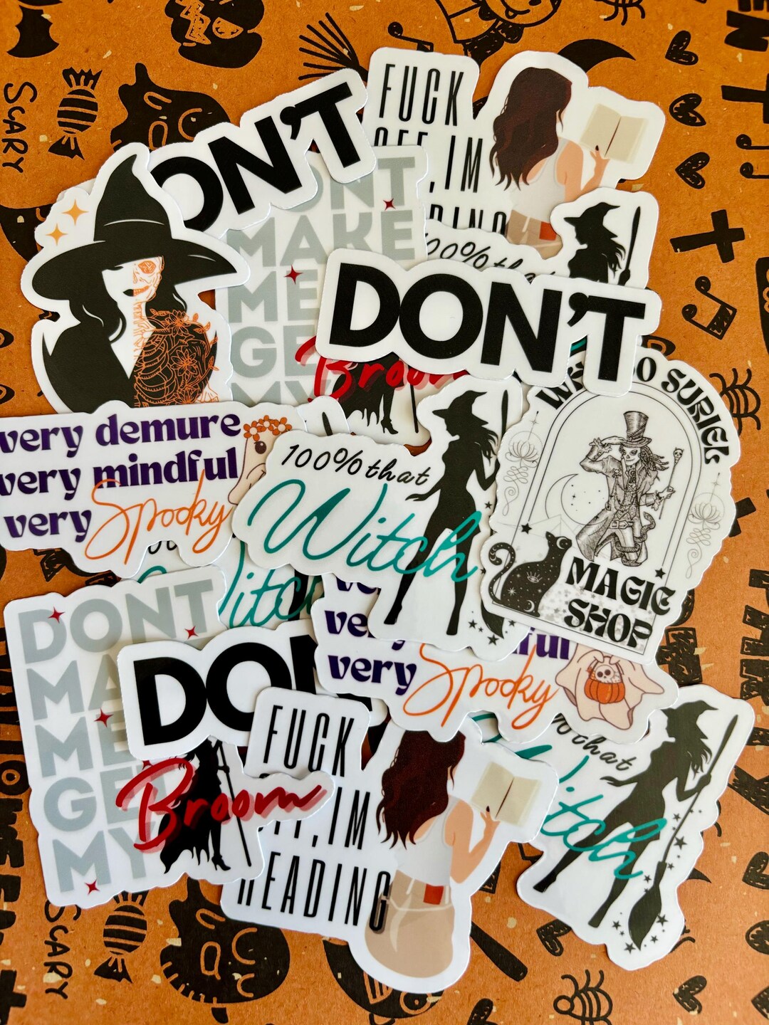 Mystery Sticker Pack 12 Days of Halloween Spooky Sticker Surprise ...