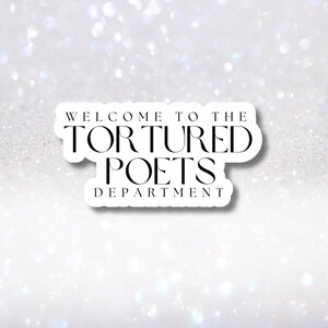 Embrace Taylor Swift's TTDP Era With This Lyric Sticker Must-have for ...