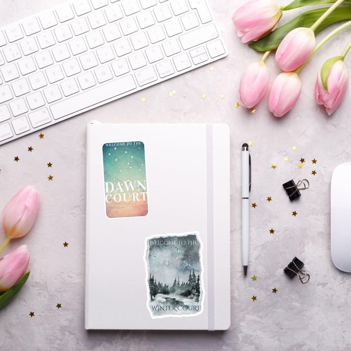 ACOTAR Dawn Court Vinyl Sticker A Court of Thorns and Roses TOG Decal ...