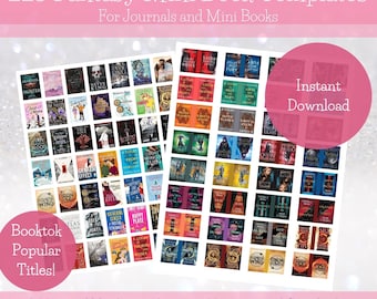 Printable Mini Books Template for TBR Jar, to Be Read Books, Book Club ...