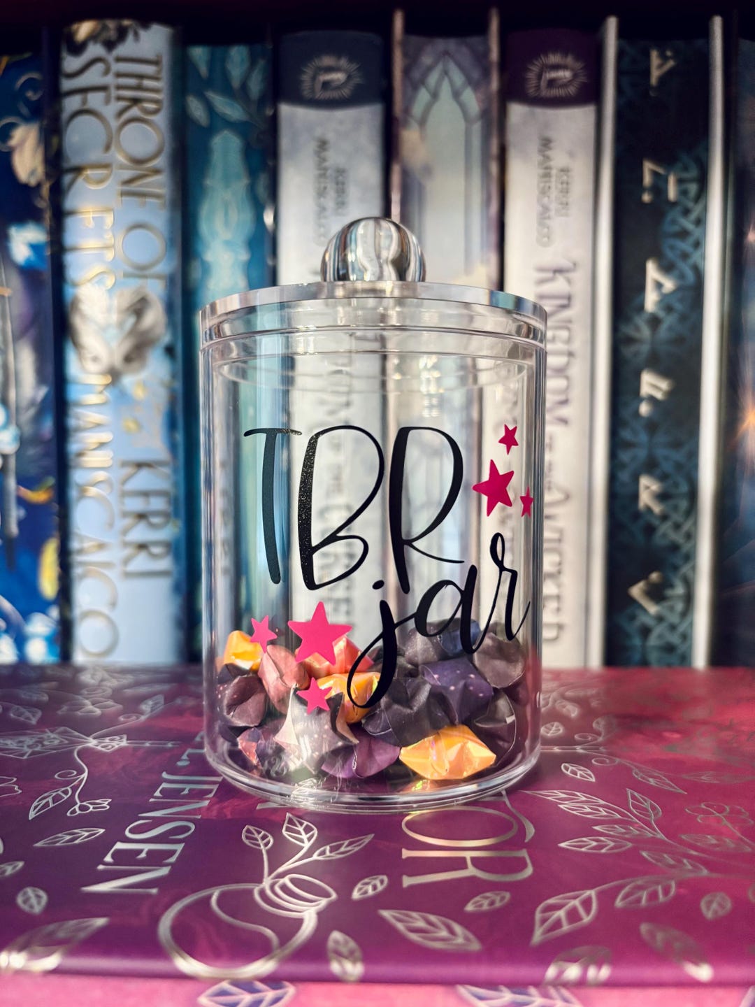 Lucky Star TBR Jar - Book Tracker - to Be Read Mystery Bag - Bookish ...