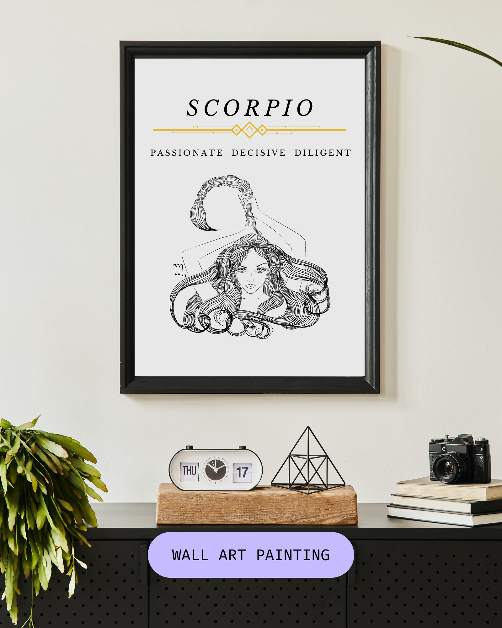Scorpio Print Zodiac Printable Scorpio Printable Gifts - Etsy