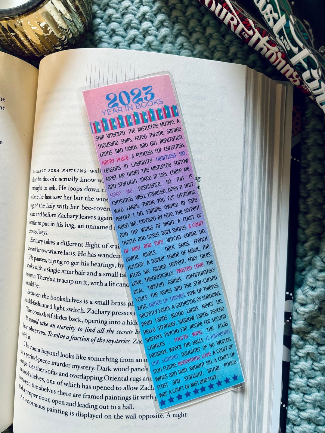 Year in Books Bookmark Book Tracker Bookmarks Goodreads Book Tracker ...